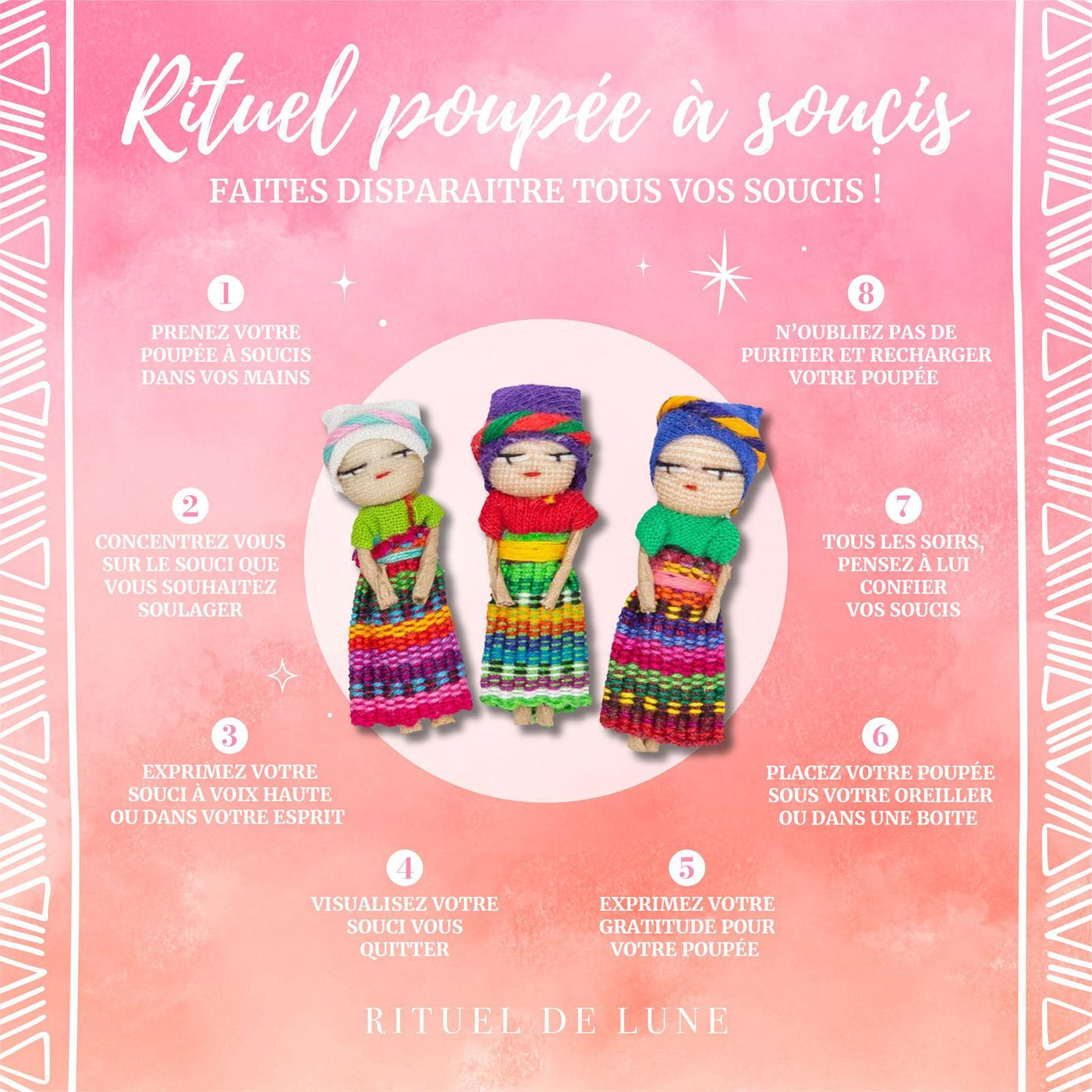 Comment utiliser votre poupée à soucis Rituel De Lune