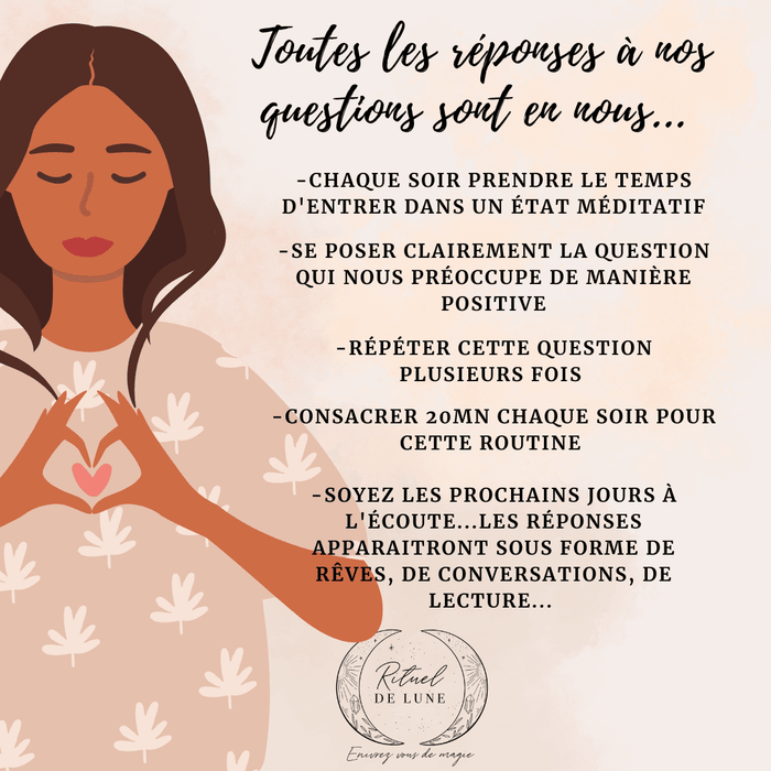 Toutes les réponses à nos questions sont en nous... | Rituel de Lune